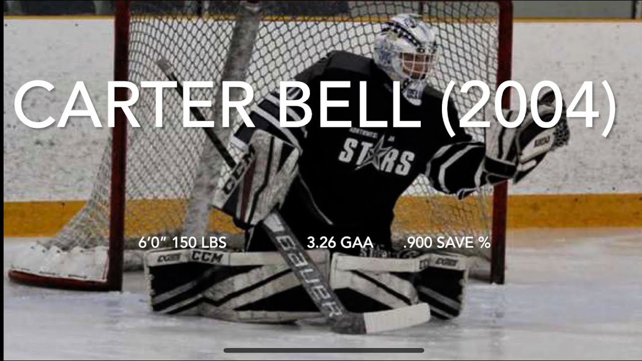 Carter Bell (2004) Goalie Highlights - YouTube
