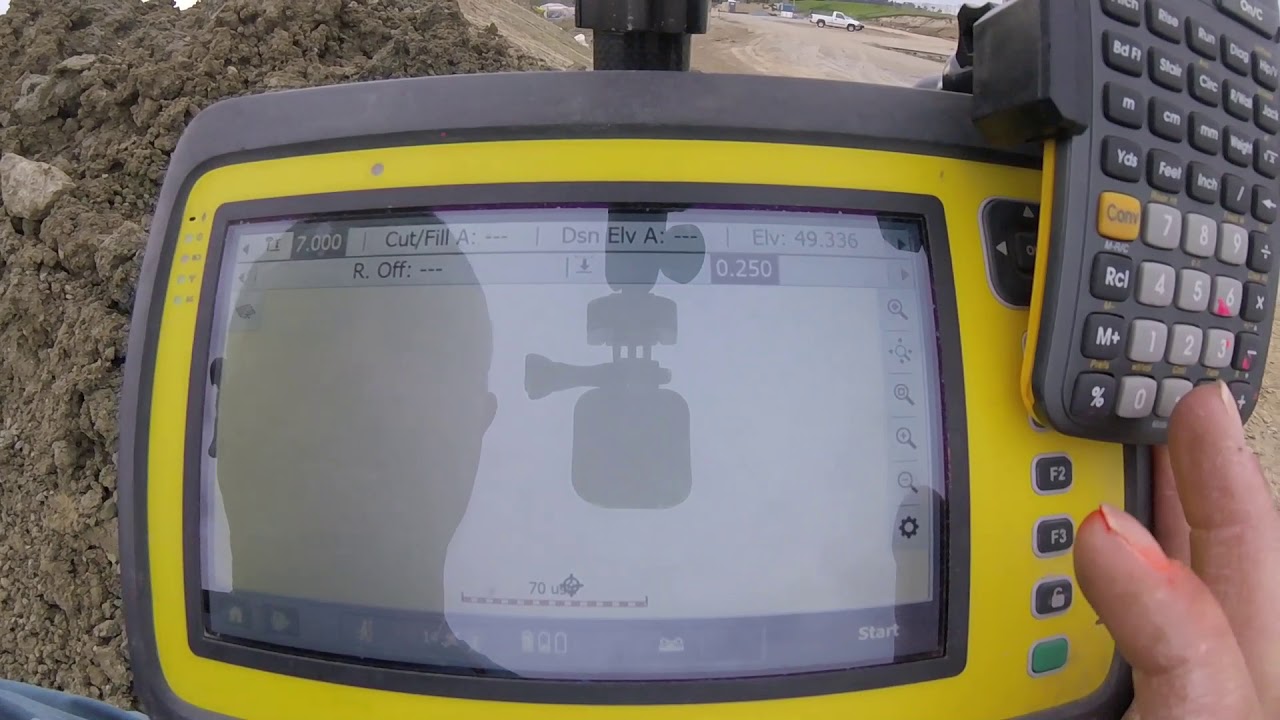 Trimble SCS900 Walking Topo - YouTube