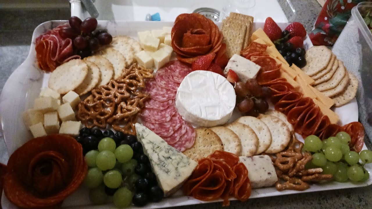 Christmas cheese platter idea - YouTube