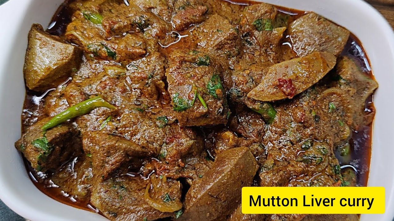 Mutton Liver curry in Telugu | How to make Mutton Liver Curry | Liver ...