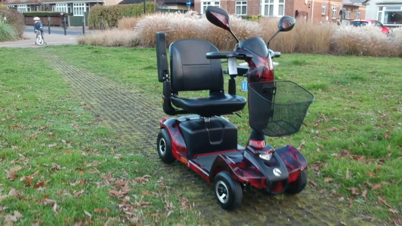 Rascal Vantage X in custom black and red floral design - YouTube