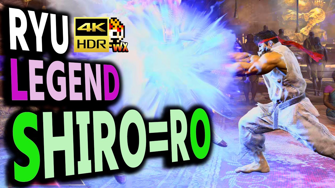 SF6: Shiro=ro Ryu Legend VS Manon | sf6 4K Street Fighter 6 - YouTube