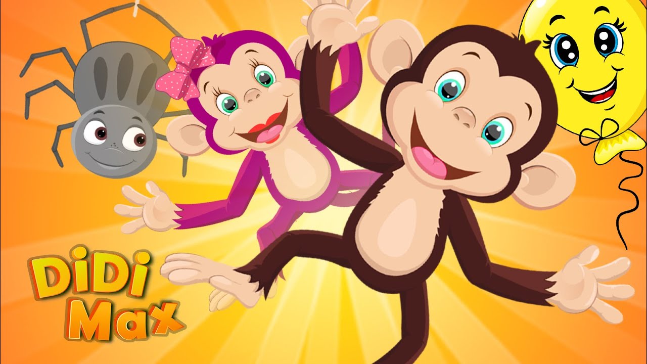 🖐 Finger Family Song |🐒 Five Little Monkeys | DiDi Max Play & Fun Songs ...