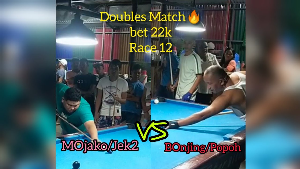 Doubles Match🔥 Mojako/Jek2 🆚 Bonjing/ Popoh | Bet 22k | Race 12 🎱💪 - YouTube