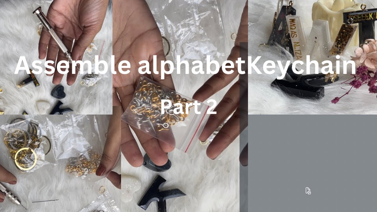 Resin keychains class 1 part 2 | resin art class for beginners - YouTube