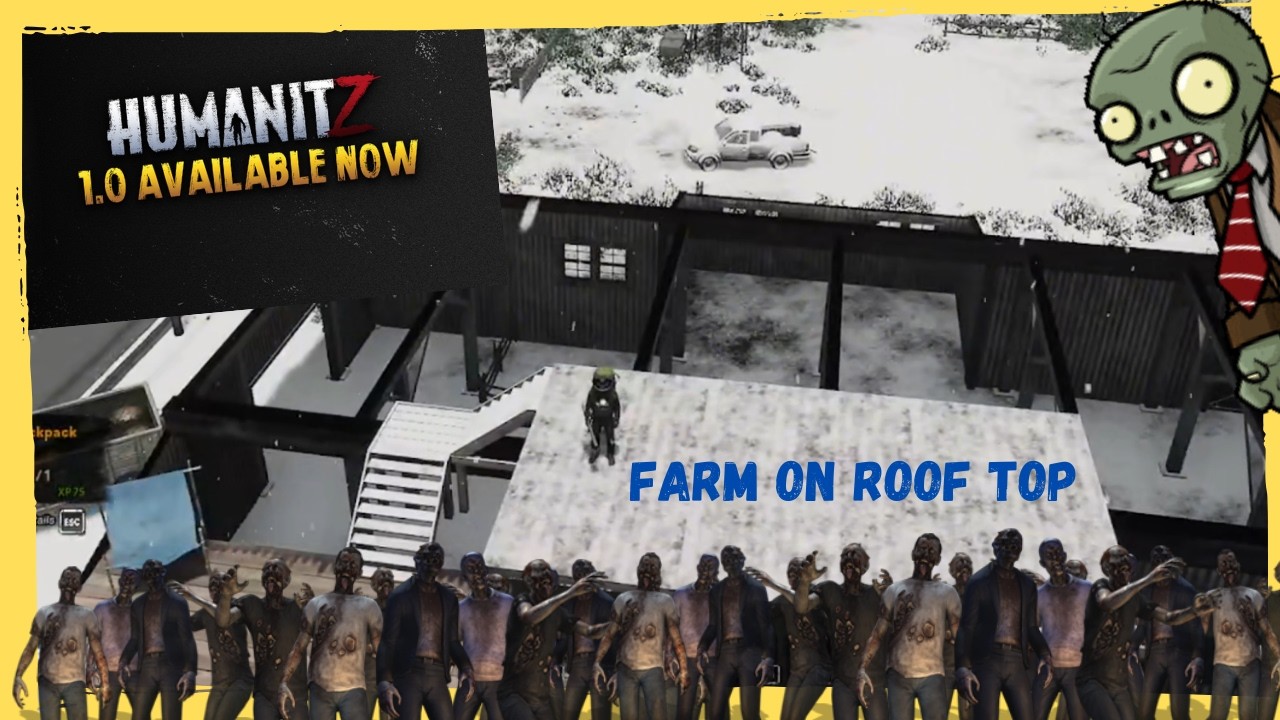 HumanitZ ver 1.0 Building my Base Day 1 - YouTube