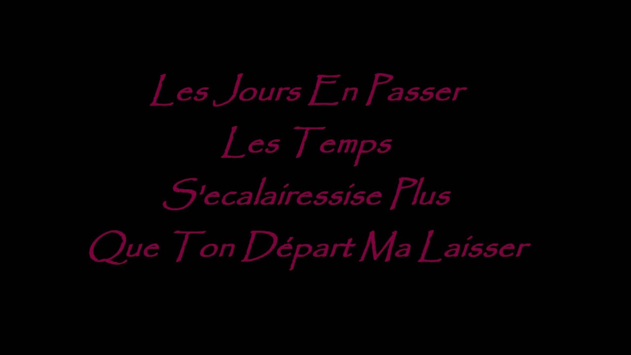 ♥ Quand La Pluie Tombe ♥ {Paroles} - YouTube