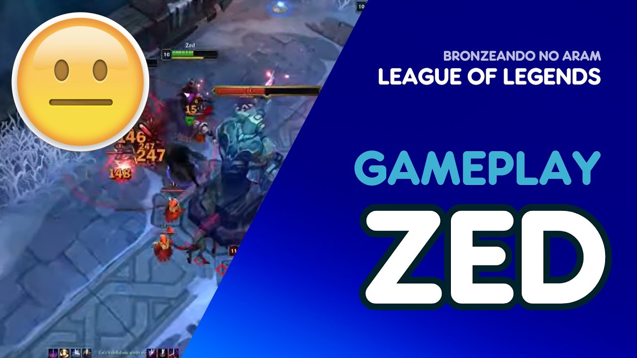 Gameplay Zed no ARAM: League of Legends (LoL) - YouTube