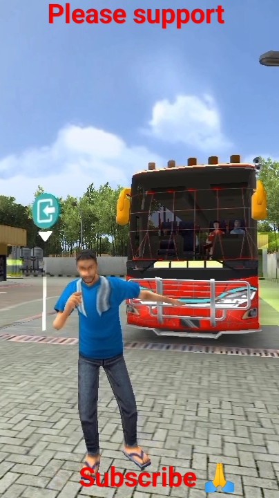 bus driver dancer🚒 , bus simulator Indonesia game ,,#trending #bus ...