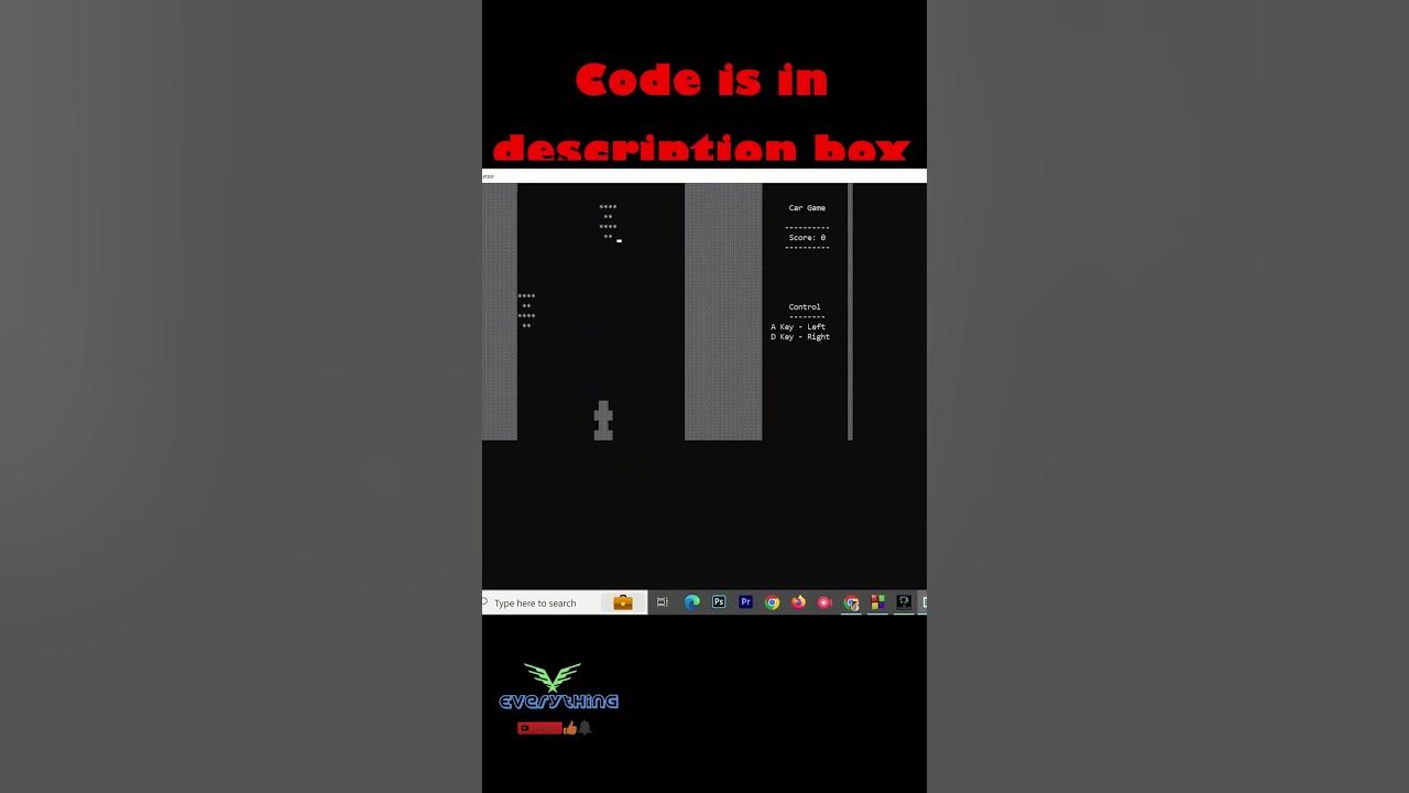 How to make a car game using C++ in Codeblocks 🤔 #shorts #coding #codinglife - YouTube