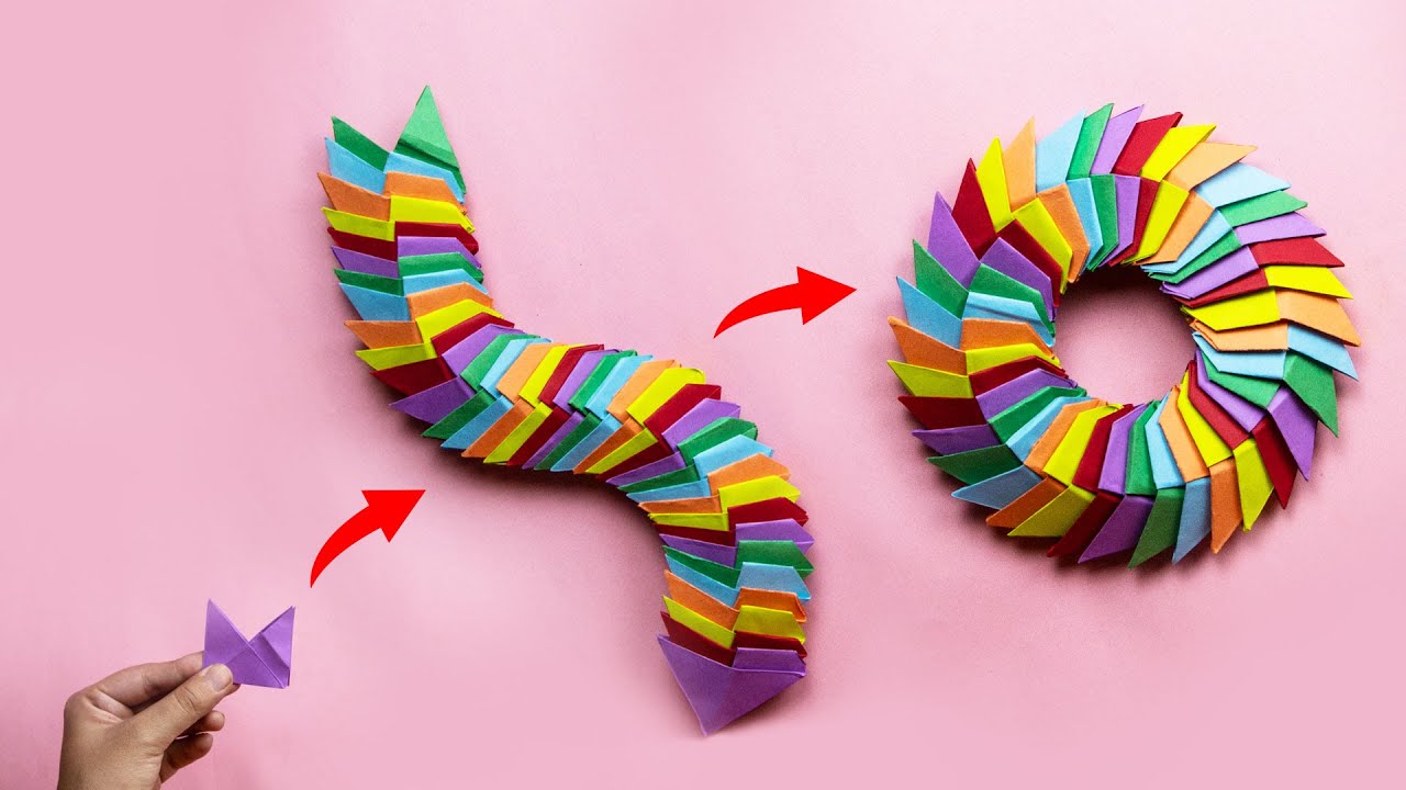 Learn How to Make Paper Rainbow Antistress Transformer Toy | DIY ...