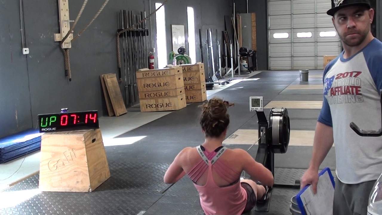 Morgan Iverson 2017 Crossfit 14-15 qualifier 1 - YouTube