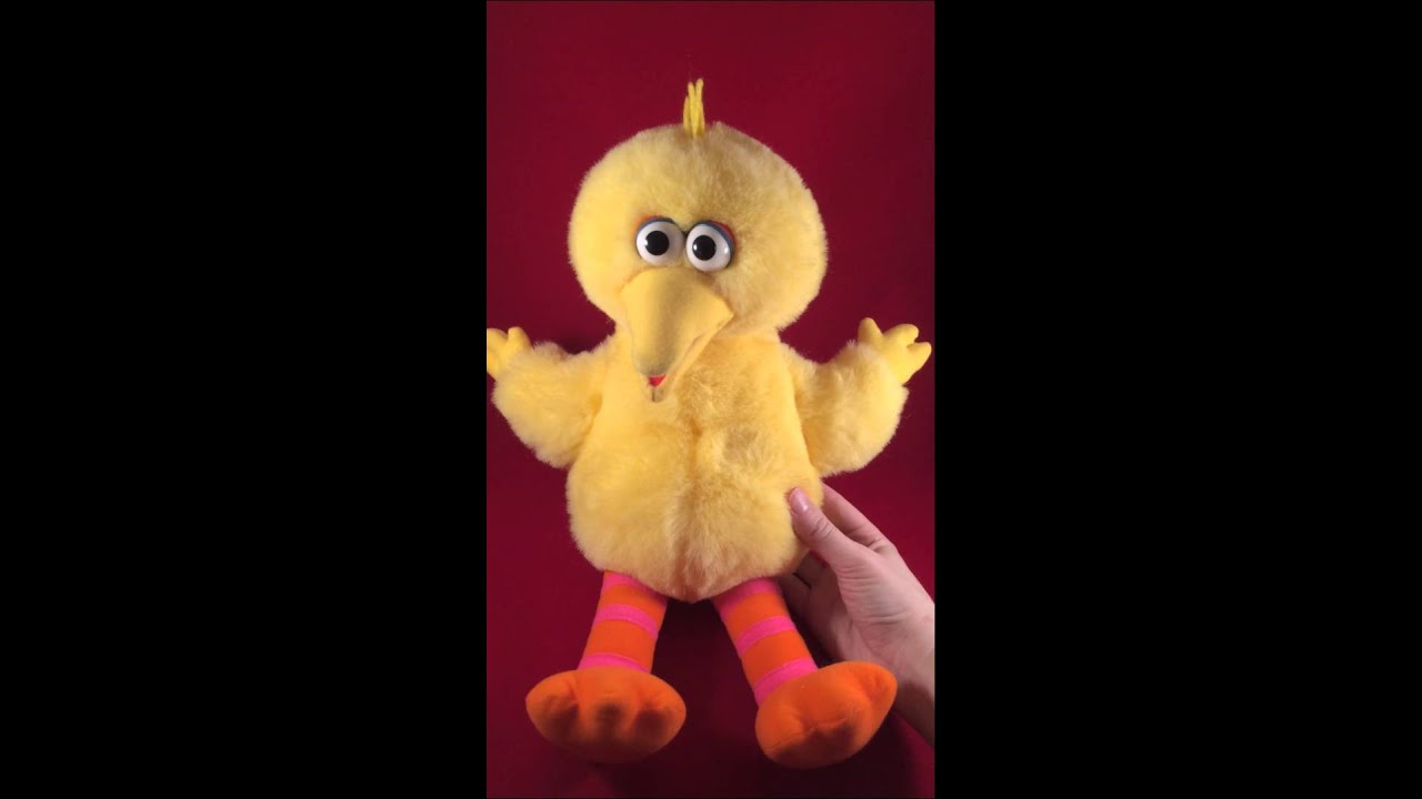 Big Bird Talk & Count 16" 1995 Sesame Street Jim Henson - YouTube