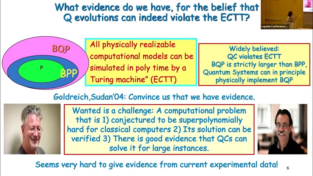 Dorit Aharonov: A polynomial-time classical algorithm for noisy random ...