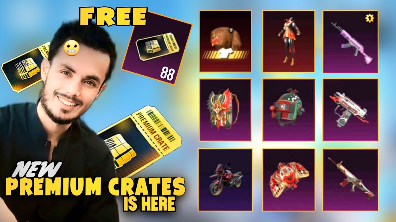 How To Get 100+ Free Premium Crates | Granted Items New Premium Crate ...