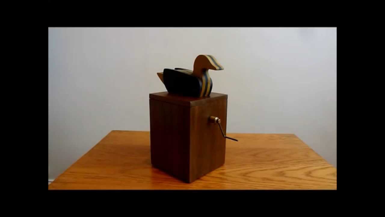 DUCK - Wooden Automaton by BANOFALK of OTLEY - YouTube