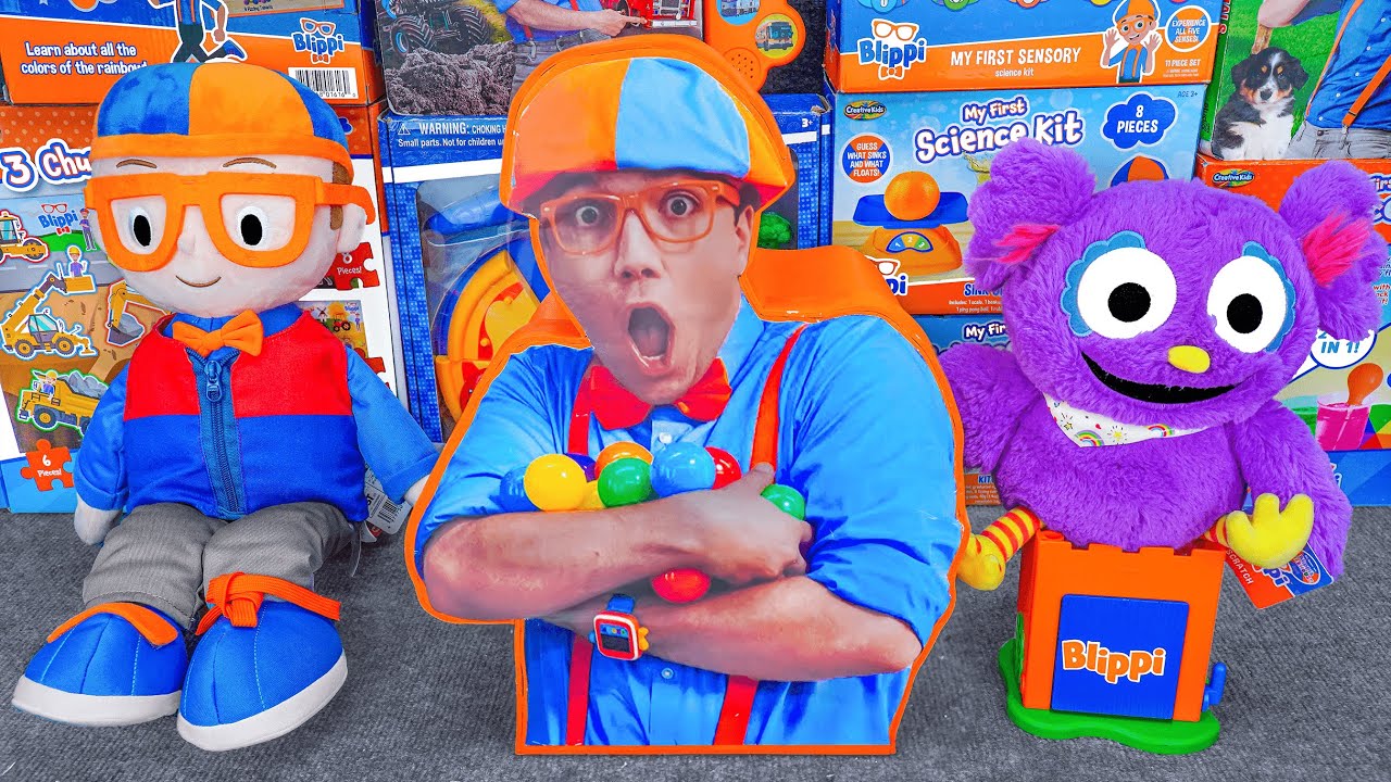 96 Minutes Satisfying with Unboxing Cute Blippi Giant Box Toys ...