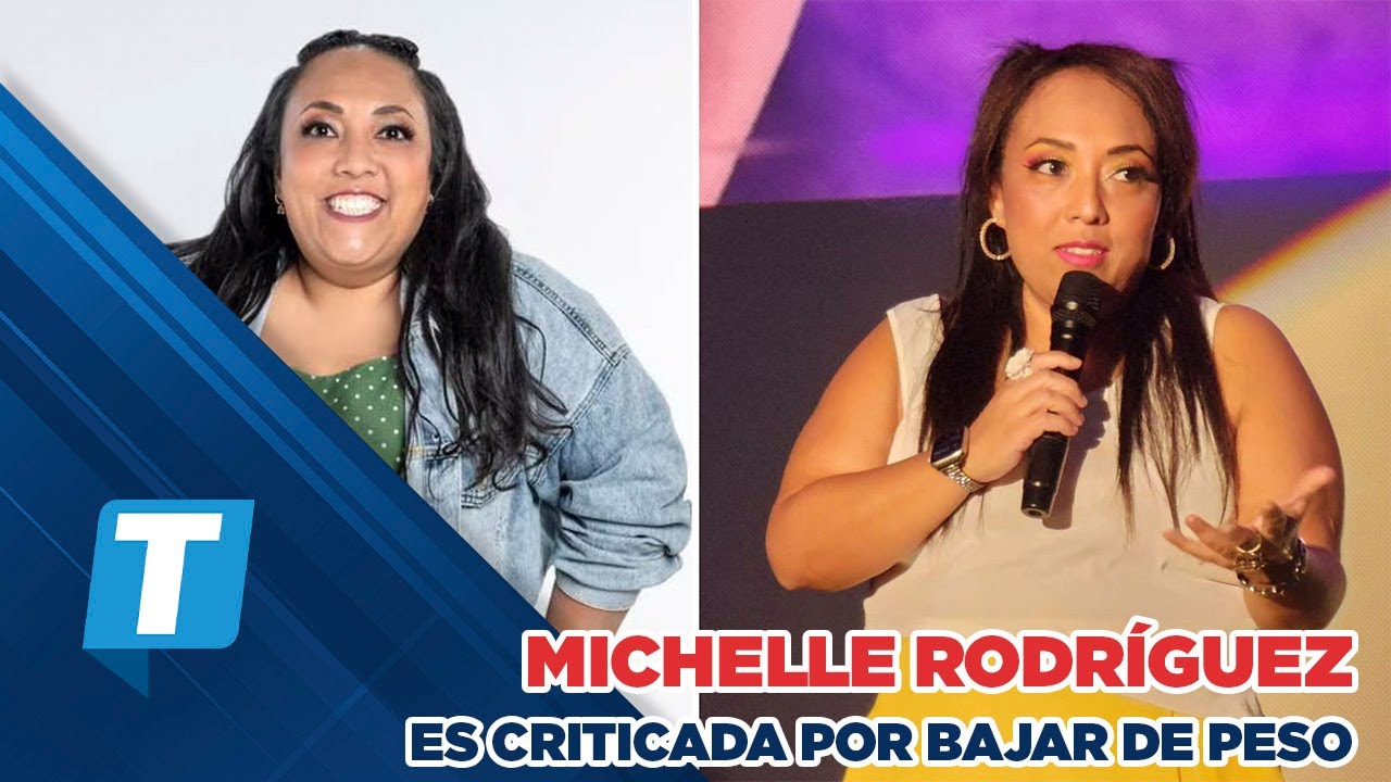 Michelle Rodríguez es criticada por bajar de peso - YouTube