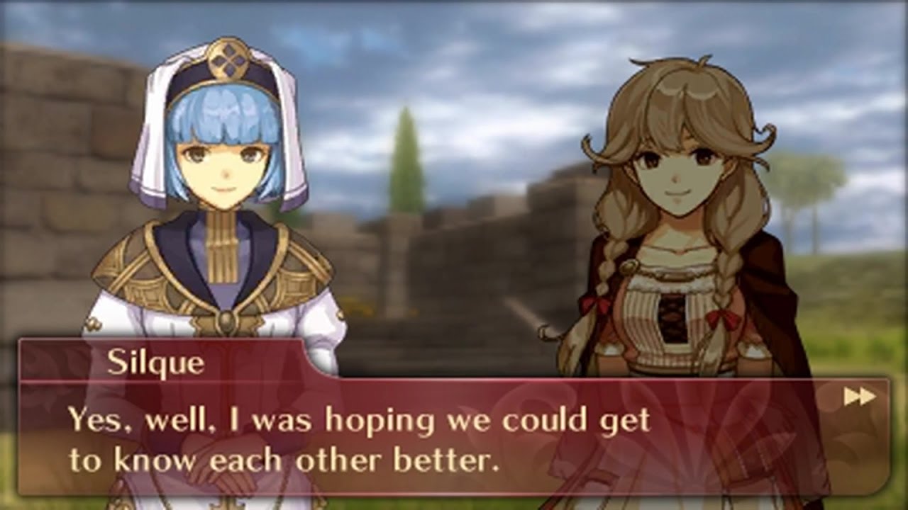 Fire Emblem Echoes: Shadows of Valentia - Silque & Faye Support ...