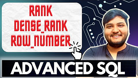 Advanced Sql Concepts - YouTube