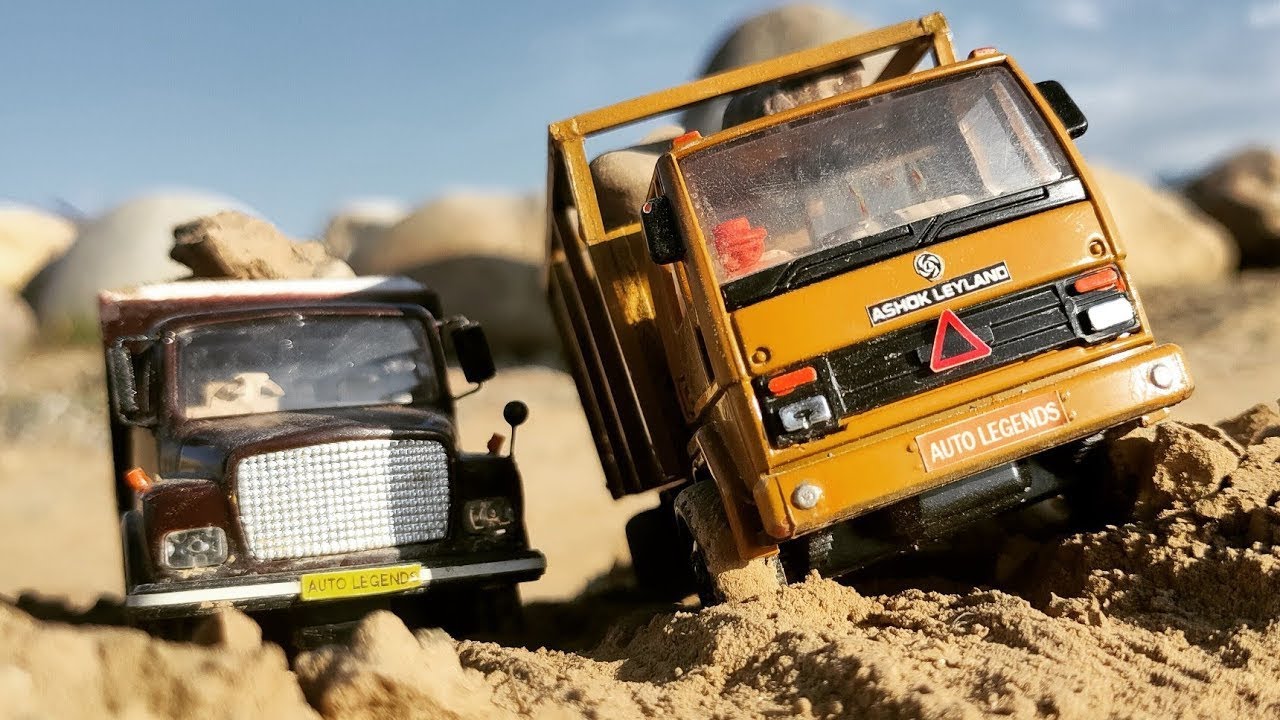 RC JCB RC car RC damper tata truck - YouTube