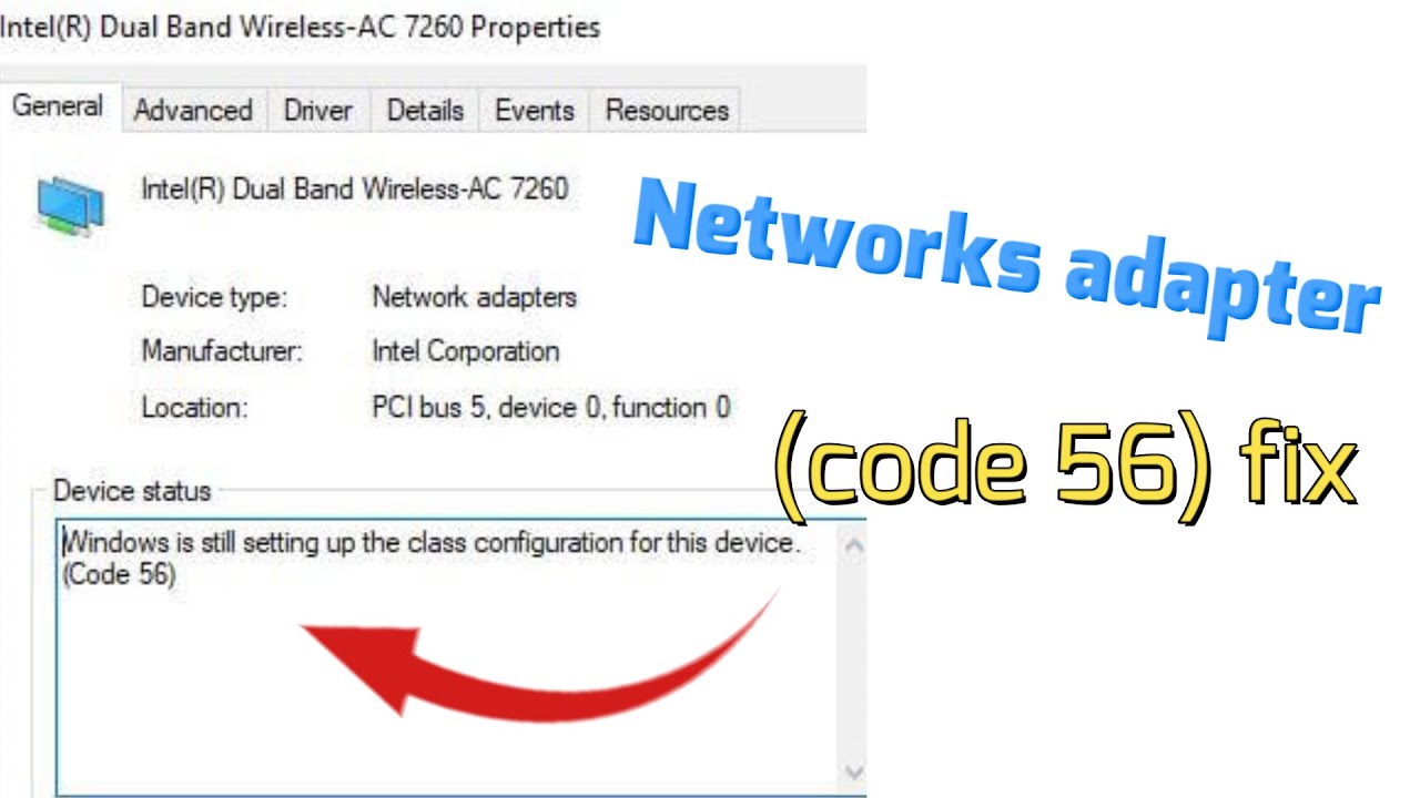Windows is still setting up the class configuration for this device ...