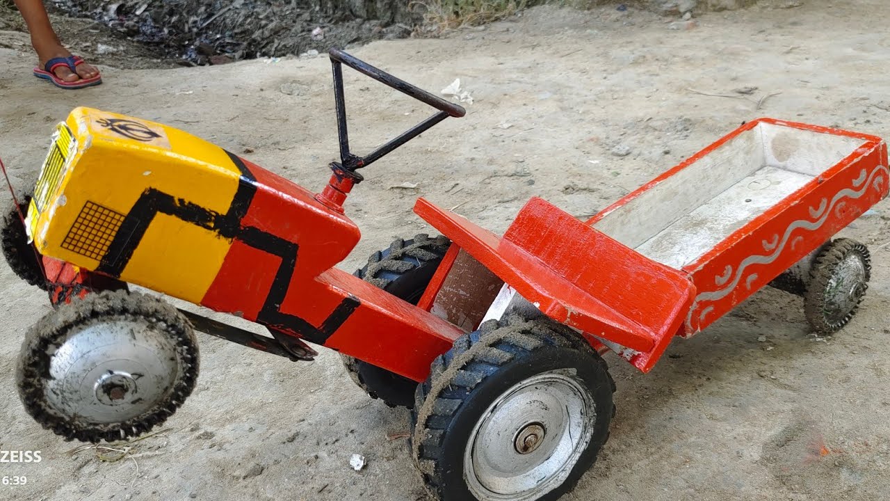 tractor trali - YouTube