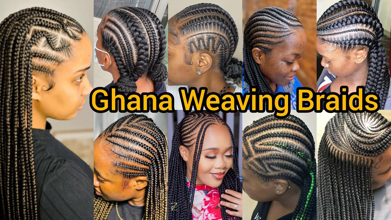 Ghana Weaving Braids | All back Hairstyles to try out in 2025 | Latest ...