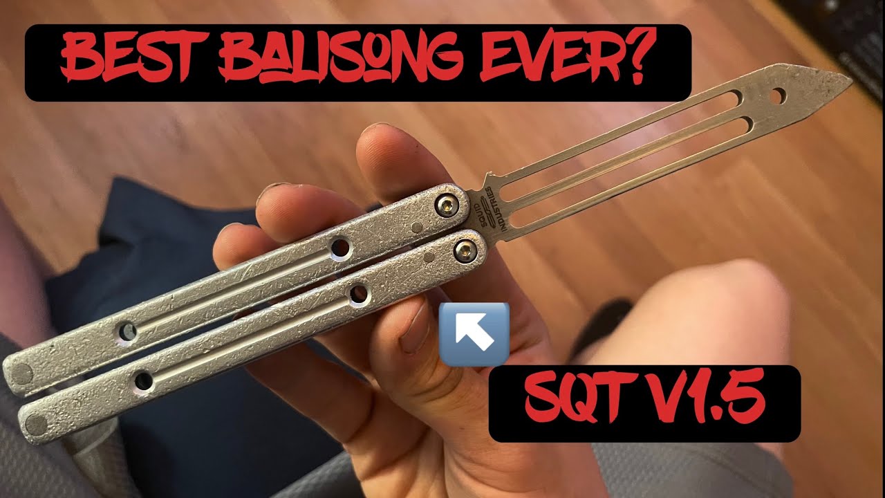 The best balisong trainer ever?🧐 | Squid Industries SQT v1.5 - YouTube