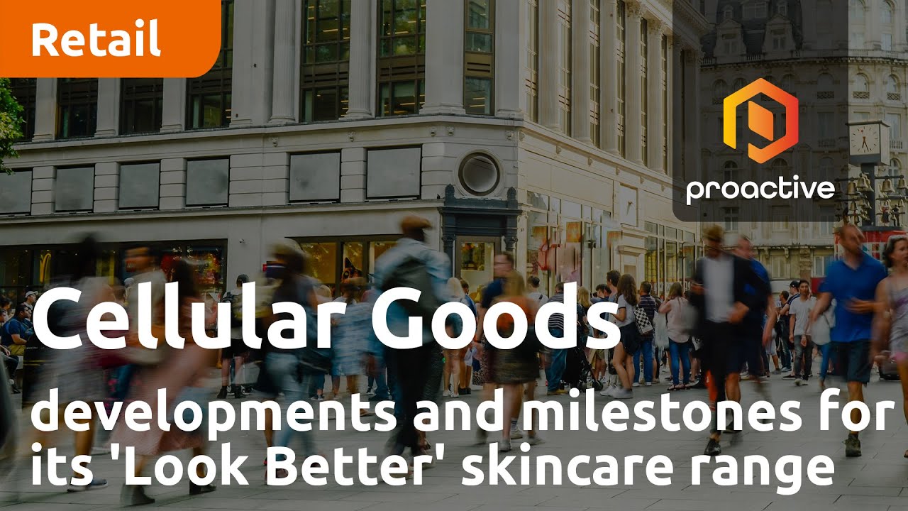 Cellular Goods highlights recent developments and milestones for its ...