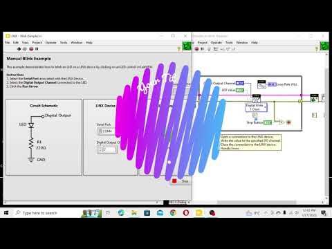 Program an arduino Nano using LINK Labview | LabVIEW MakerHub | intro to LINK | LabVIEW LINK ...