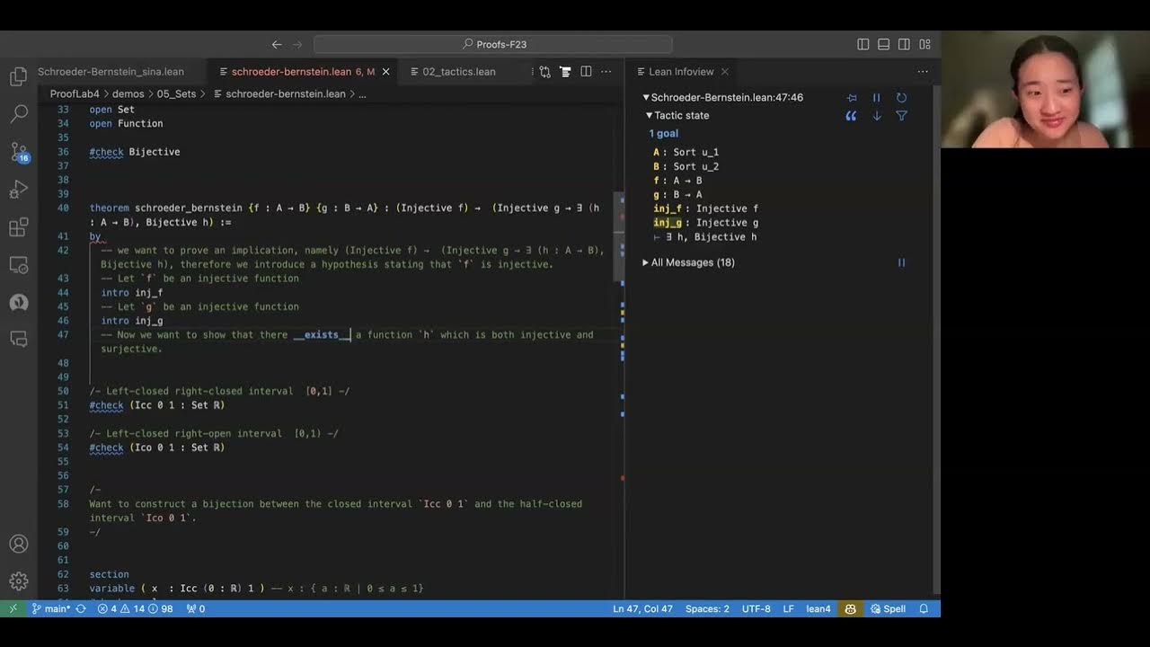 Quantifiers - Introduction to Proofs with Lean4 (Johns Hopkins) - YouTube