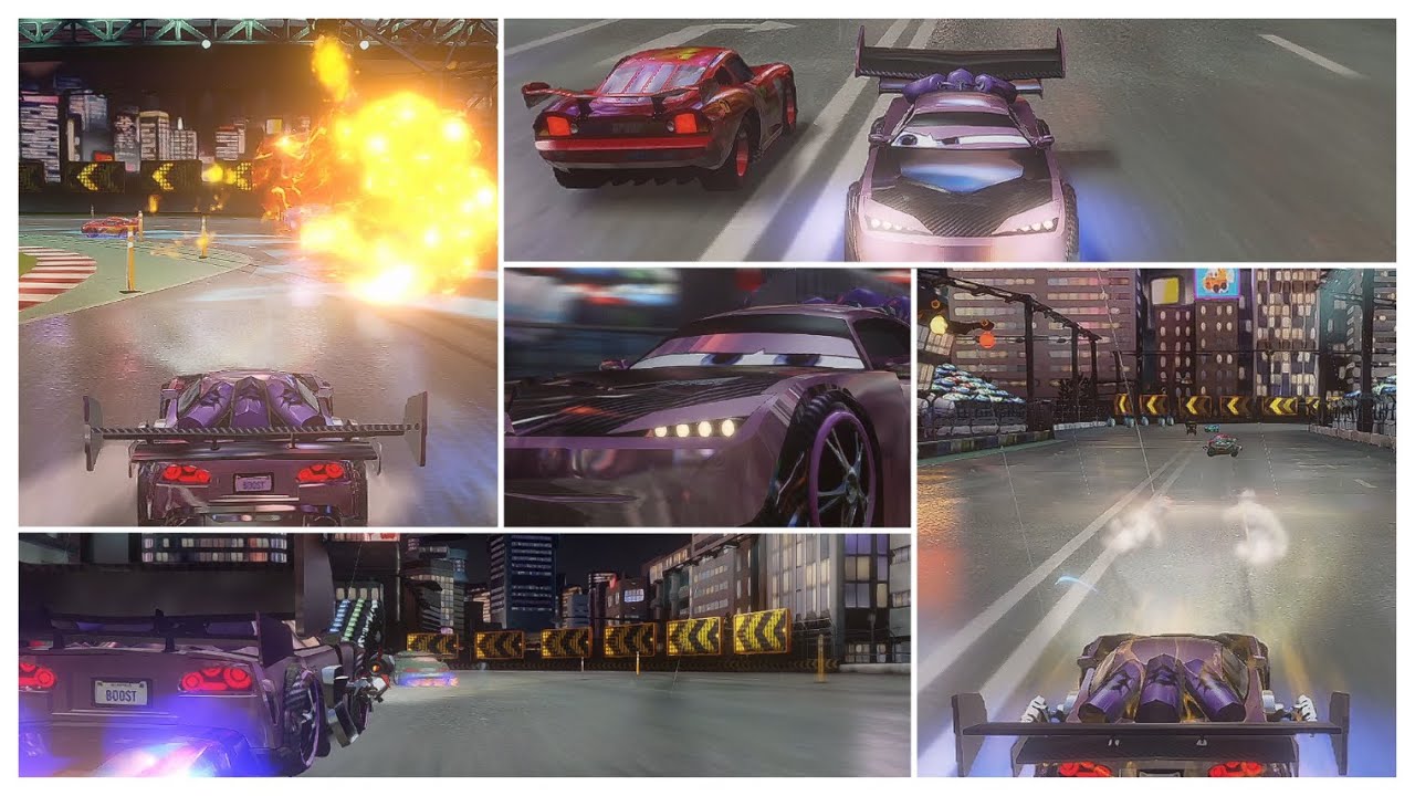 Cars 2 The Video Game | Boost - Battle Race (Missiles) | Ginza Sprint 5 ...