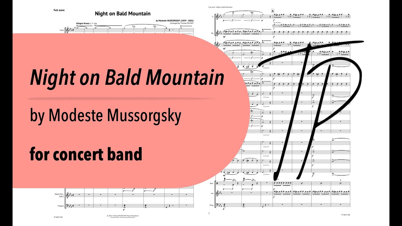 Night On The Bald Mountain by M. Mussorgsky for concert band - YouTube