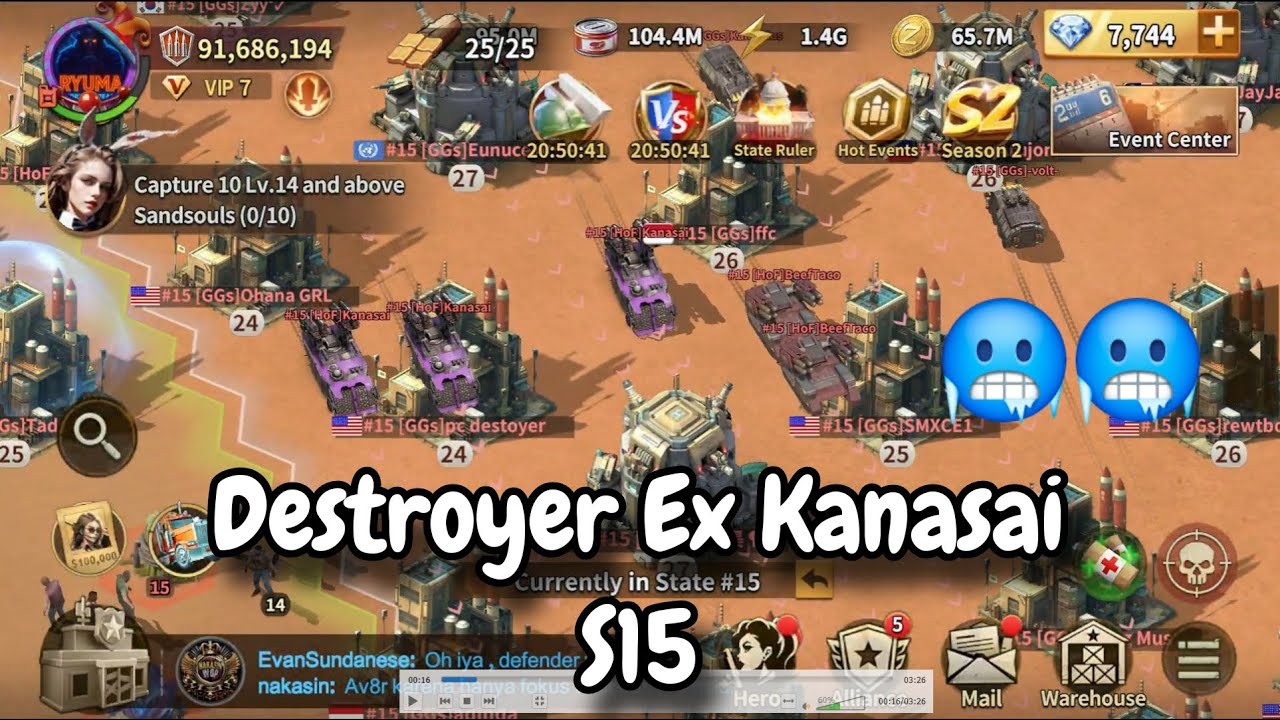 Last Z: Survival Shooter - Destroyer Ex Kanasai S15 Gameplay no ...