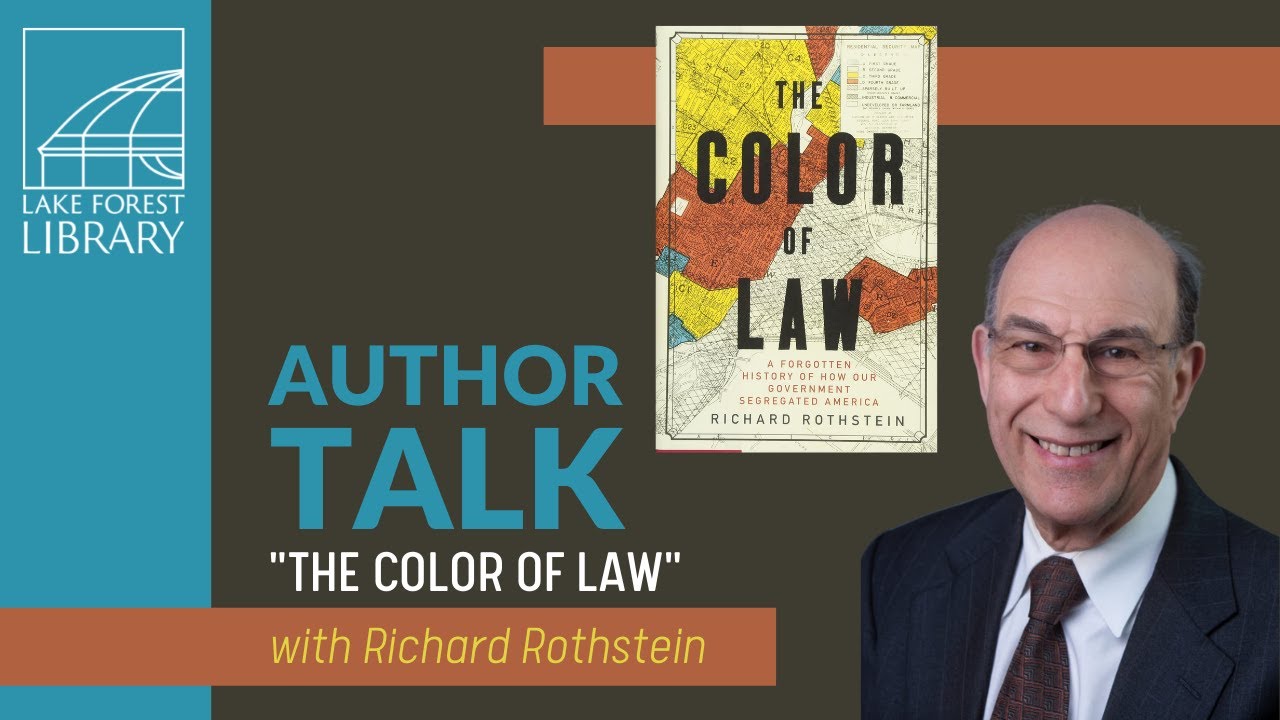 The Color of Law & Reversing Segregation with Richard Rothstein - YouTube