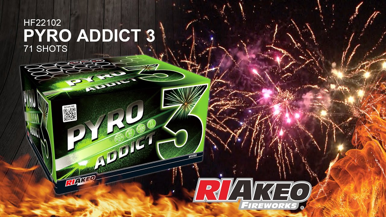 PYRO ADDICT 3 Firework By Riakeo at Showtime Fireworks - YouTube