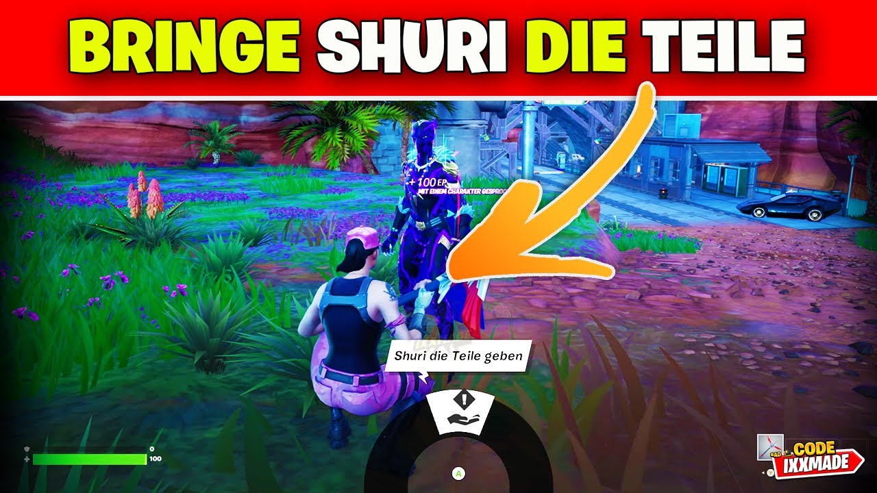 Bringe Shuri die Teile Fortnite Shuris Erfindung - YouTube