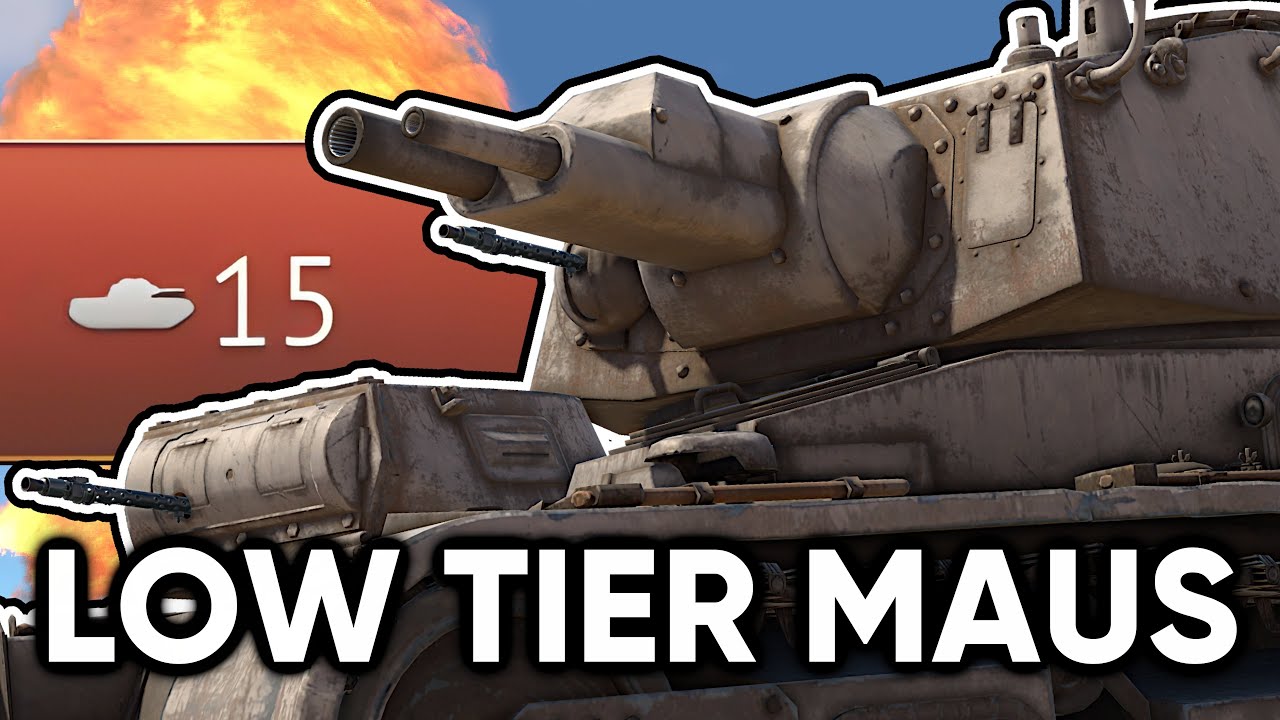 Germany's Low Tier Maus Tank - YouTube