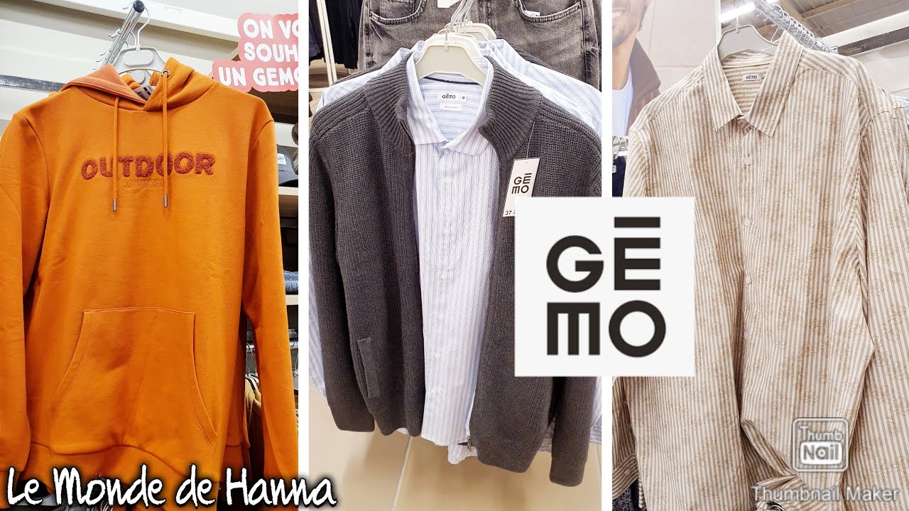 GÉMO 15-12 NOUVELLE COLLECTION HOMME - YouTube