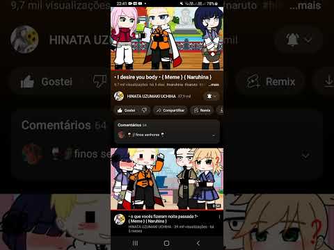 •{Reagindo a o canal @hinatauzumakiuchiha6480}• 🖲 ELA não pidil para reagir🖲