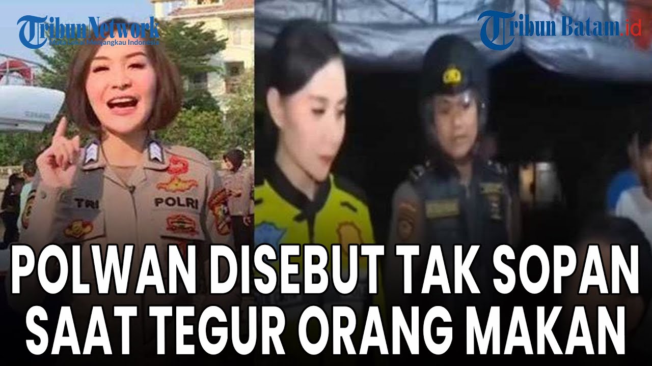 Briptu Putri Sirty Cikita Polwan Tak Sopan saat Tegur Orang Makan - YouTube
