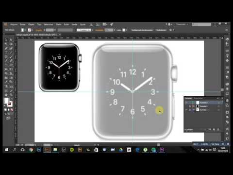 Vector Drawing in Illustrator - Apple watch (2015) - YouTube