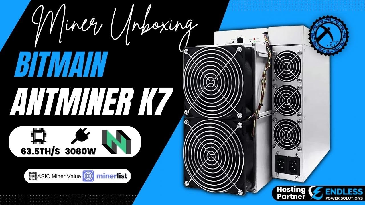 Bitmain Antminer K7 - Unboxing & Test (MillionMiner.com) - YouTube
