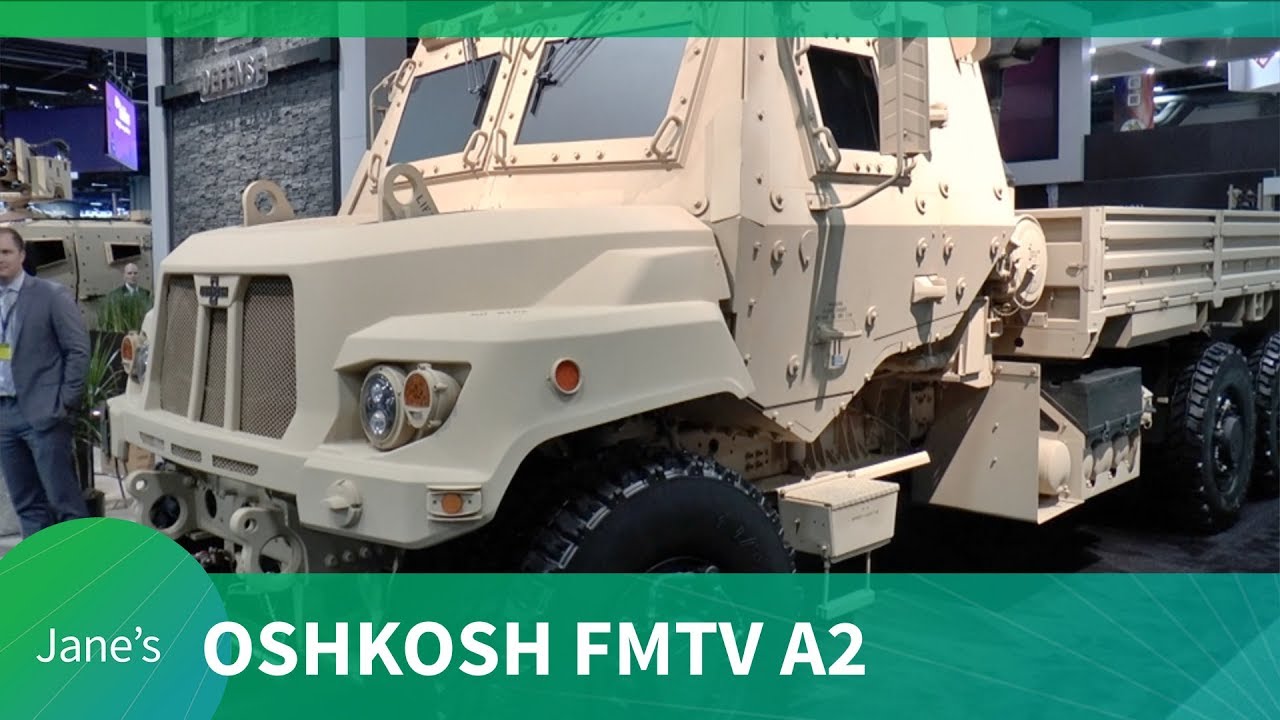 AUSA 2018: Oshkosh FMTV A2 variant and HET update - YouTube