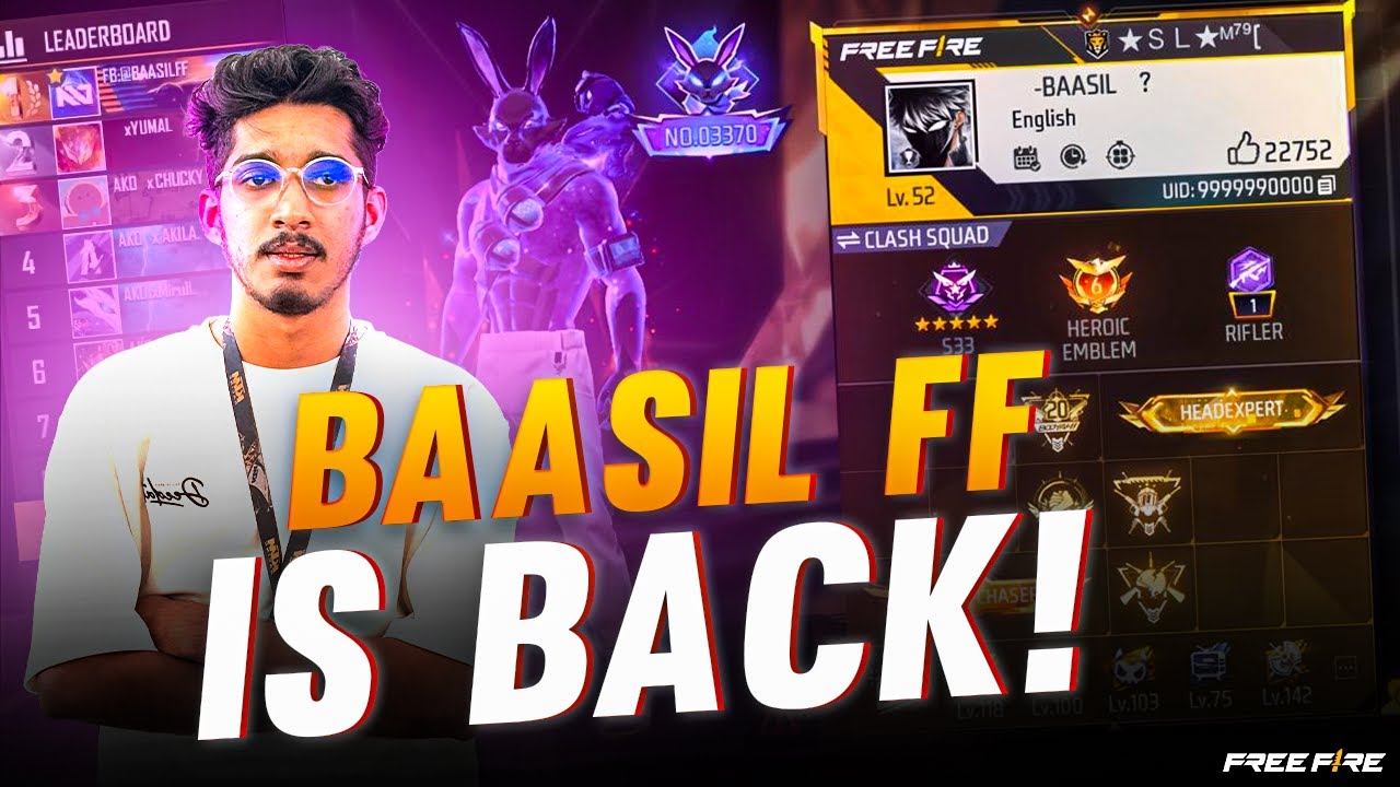 Baasil FF live - YouTube