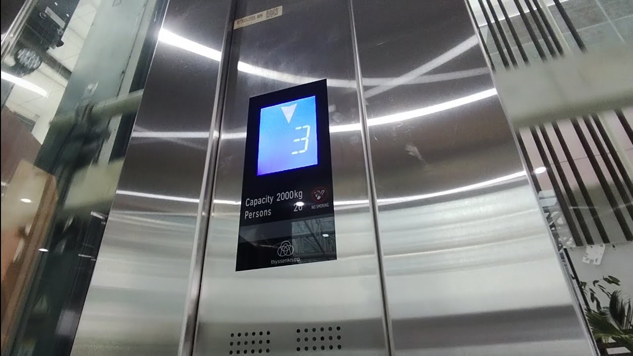 ThyssenKrupp Scenic Elevator - ÆON Mall Sentul Bogor West Java. - YouTube