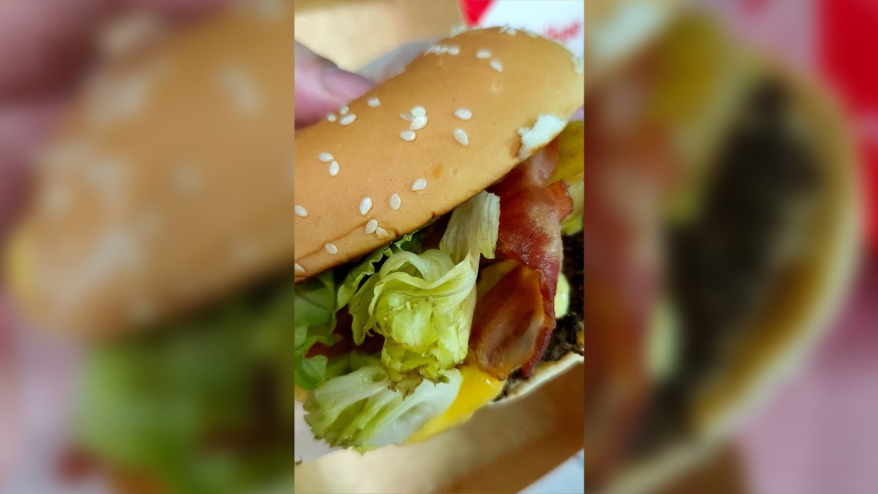 Jollibee Champ Burger #Shorts - YouTube