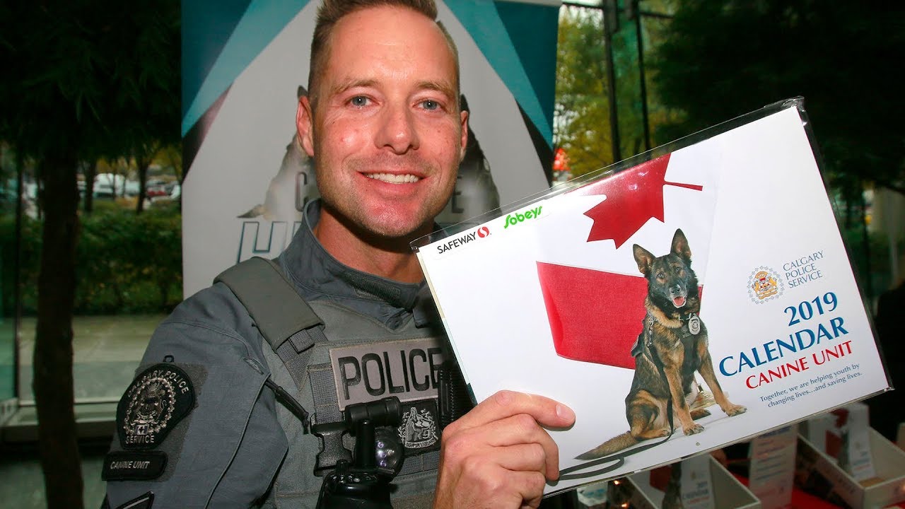2019 CPS K9 Heroes Calendar launched - YouTube