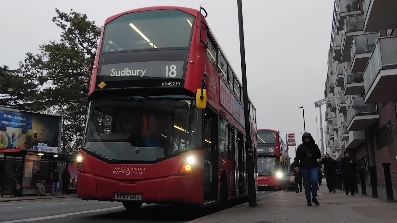FRV + DIVERSION | London Bus Route 18 | Euston - Sudbury | VH45219 ...